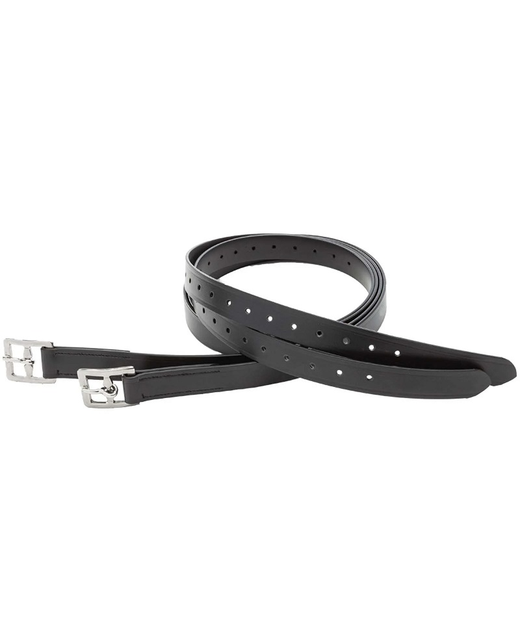 Finn-Tack Stirrup Leathers Black 130cm - Saddles & Accessories-Stirrup ...