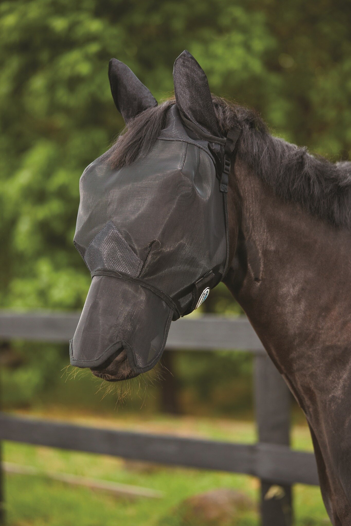 Weatherbeeta Comfitec Double Dart Deluxe Fly Mask With Ears And Nose ...
